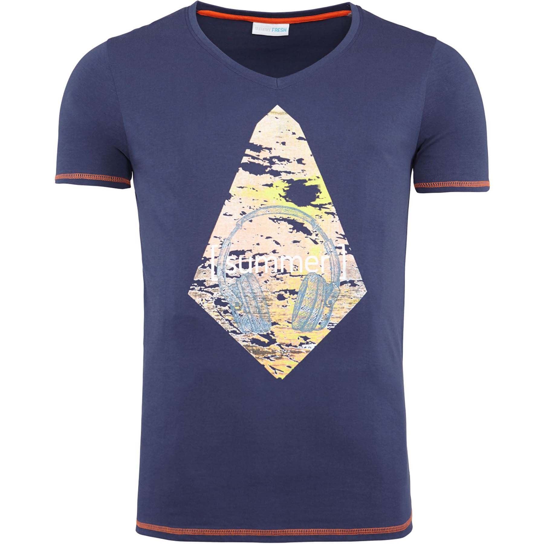 Nebulus T-Shirt FLORIS, F094 - Herren, navy, S