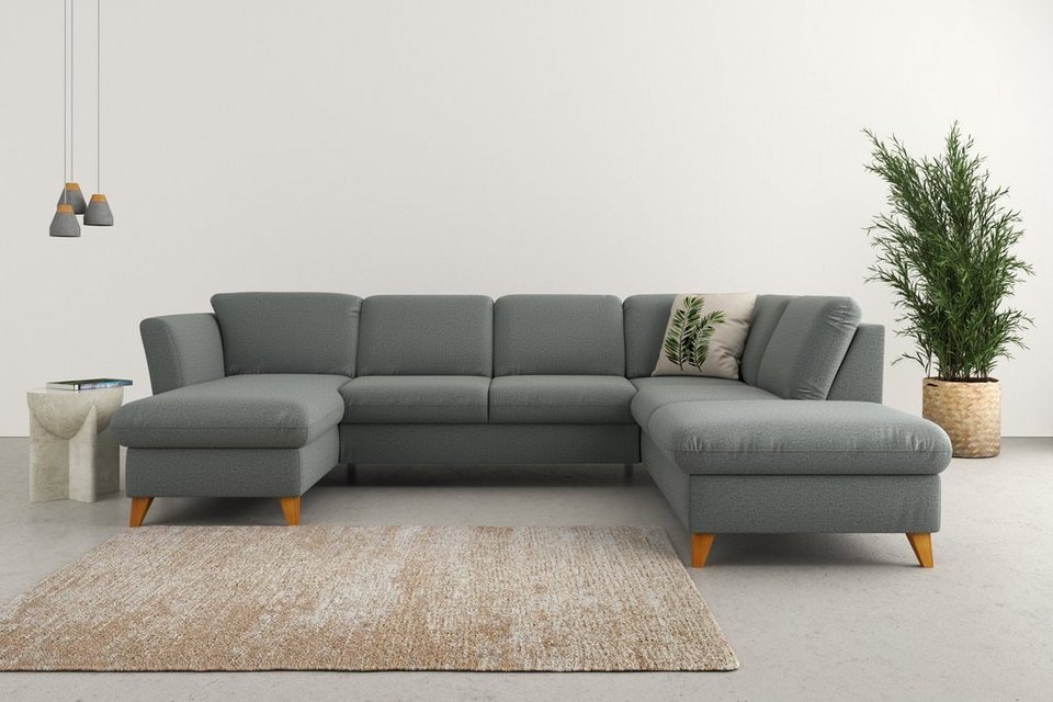 Home Affaire Wohnlandschaft Trelleborg U Form Federkern Polsterung