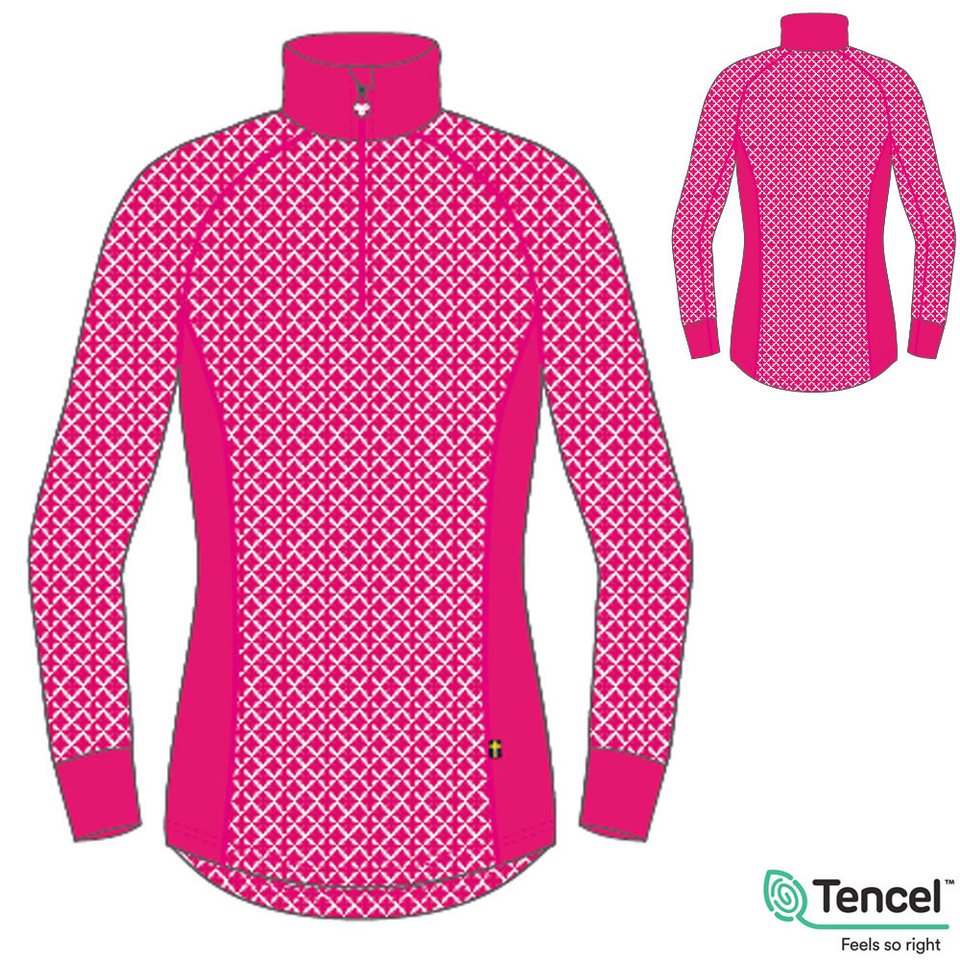 Termozeta Langarmshirt Tencel - wärmendes Damen Tencel Jaquard 2.0 ZIP ... Termozeta Langarmshirt Tencel - wärmendes Damen Tencel Jaquard 2.0 ZIP ...