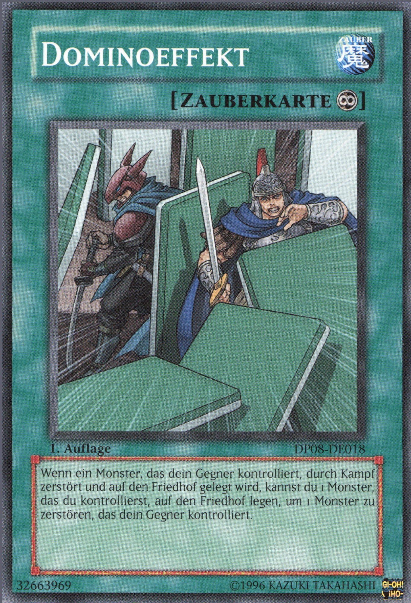 Recollectibles Sammelkarte Yugioh Karte Dominoeffekt Deutsch Yu Gi Oh