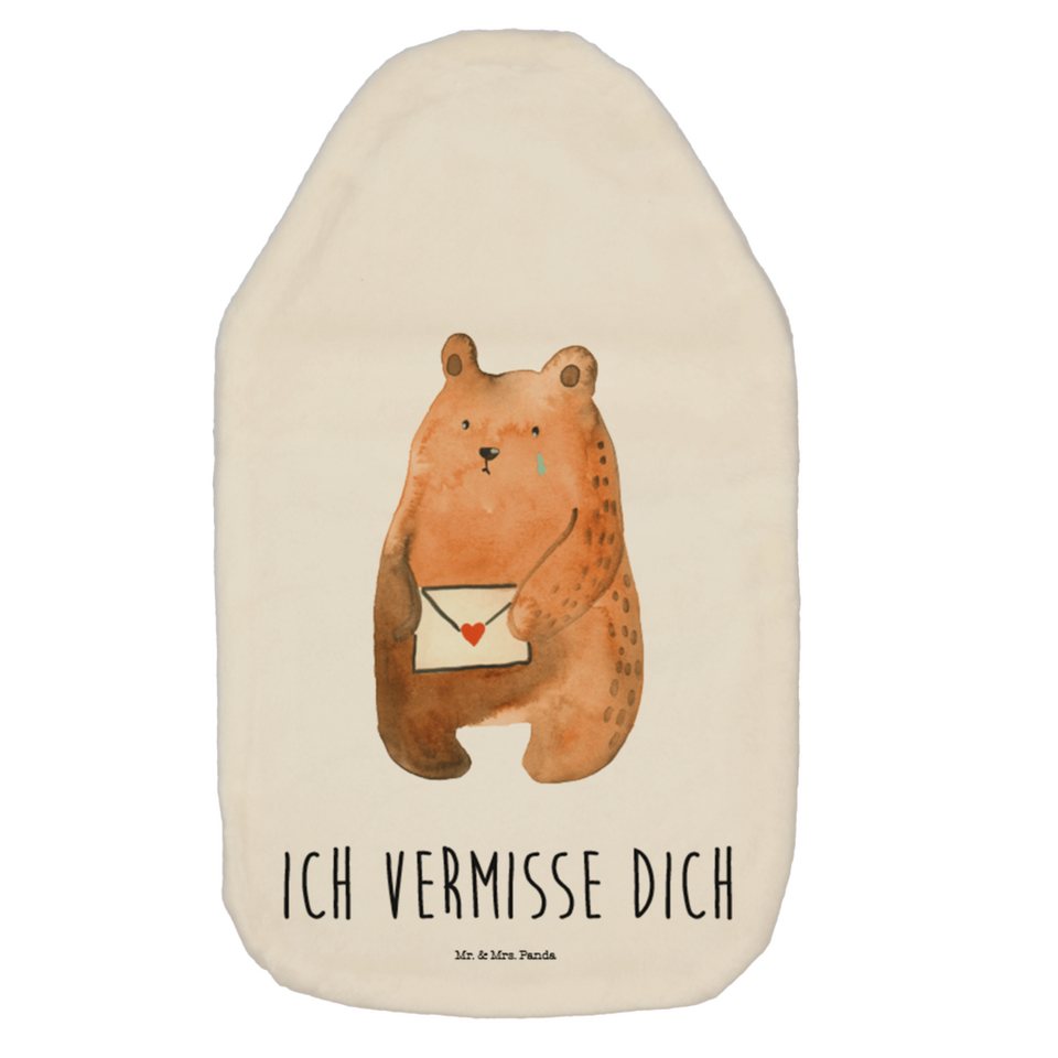 Mr And Mrs Panda Wärmflasche Bär Ich Vermisse Dich Weiß Geschenk