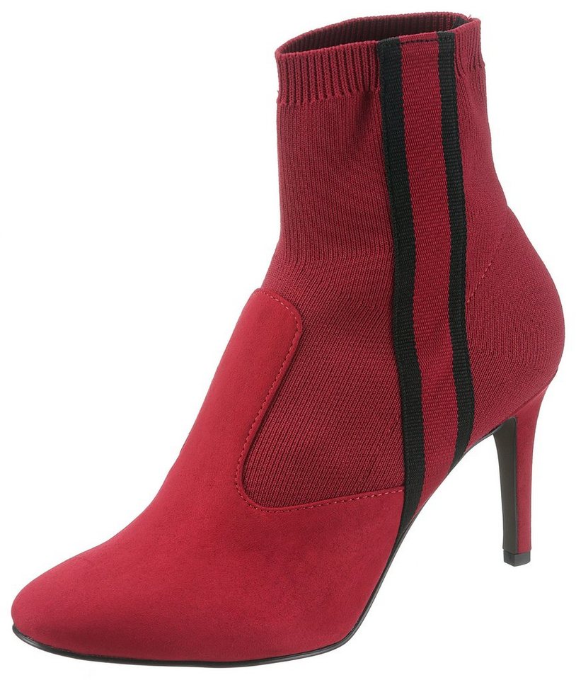 Tamaris Stiefelette Mit Stretchschaft Obermaterial Aus Weichem Textil