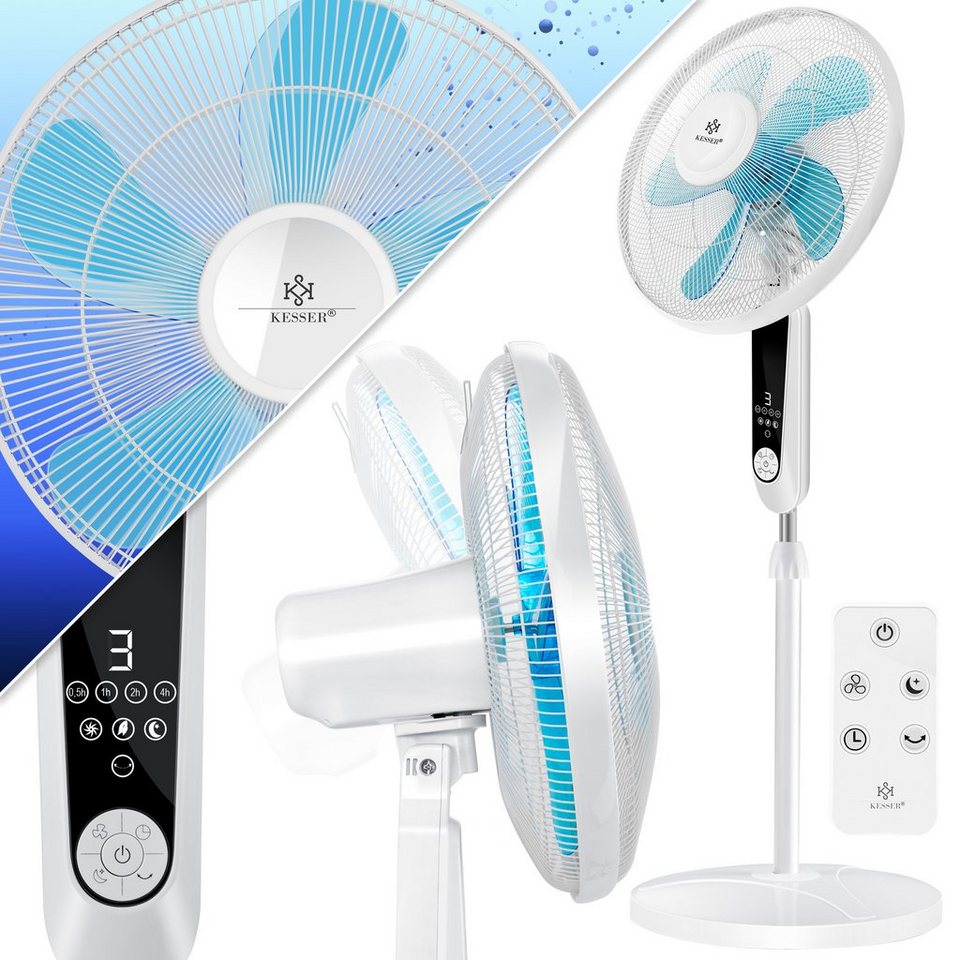 Kesser Standventilator Standventilator Mit Fernbedienung Und Display