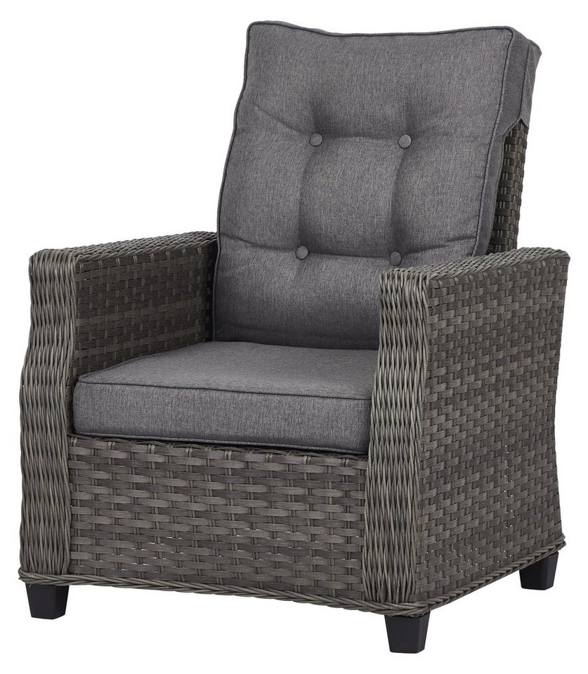 Ebuy24 Gartenlounge Set 2er Set Oris Gartenstuhl Inkl Sitzkissen Grau
