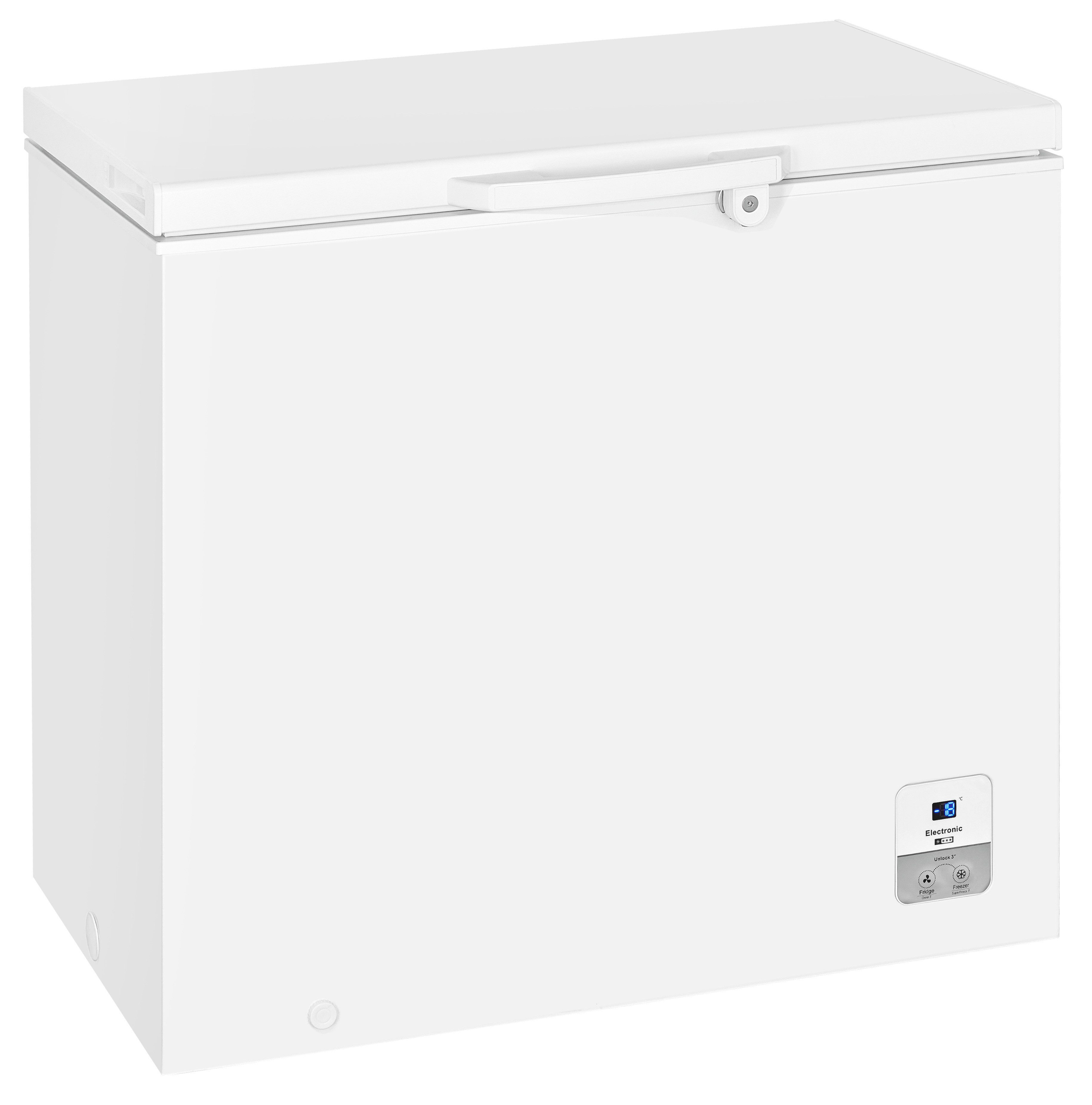 exquisit Gefriertruhe GT200-HE-O11E weiss, 89,1 cm breit, 191 l, mit ...