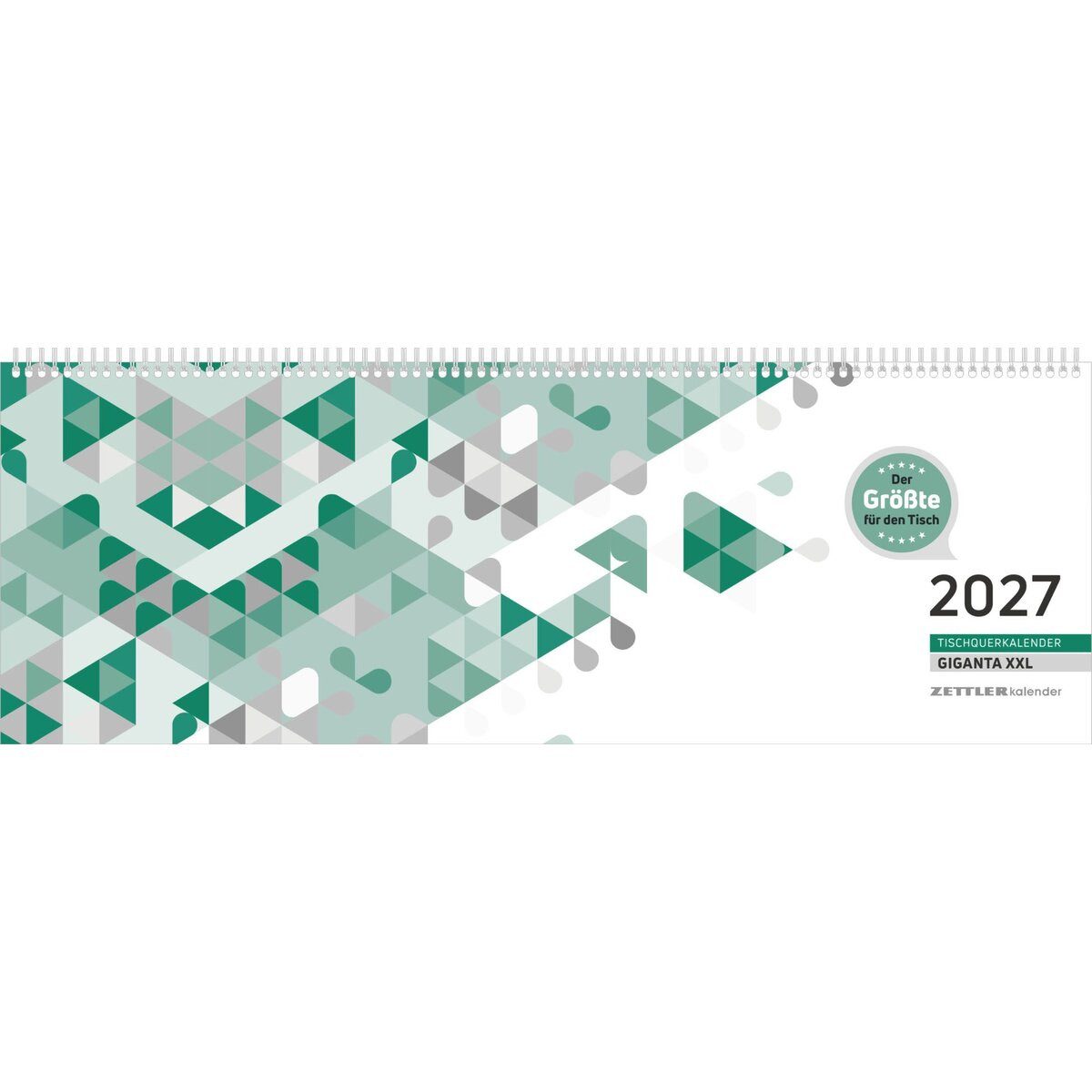 ZETTLER Tischkalender Wochenplaner 2026 Mod. 126 Giganta XXL quer