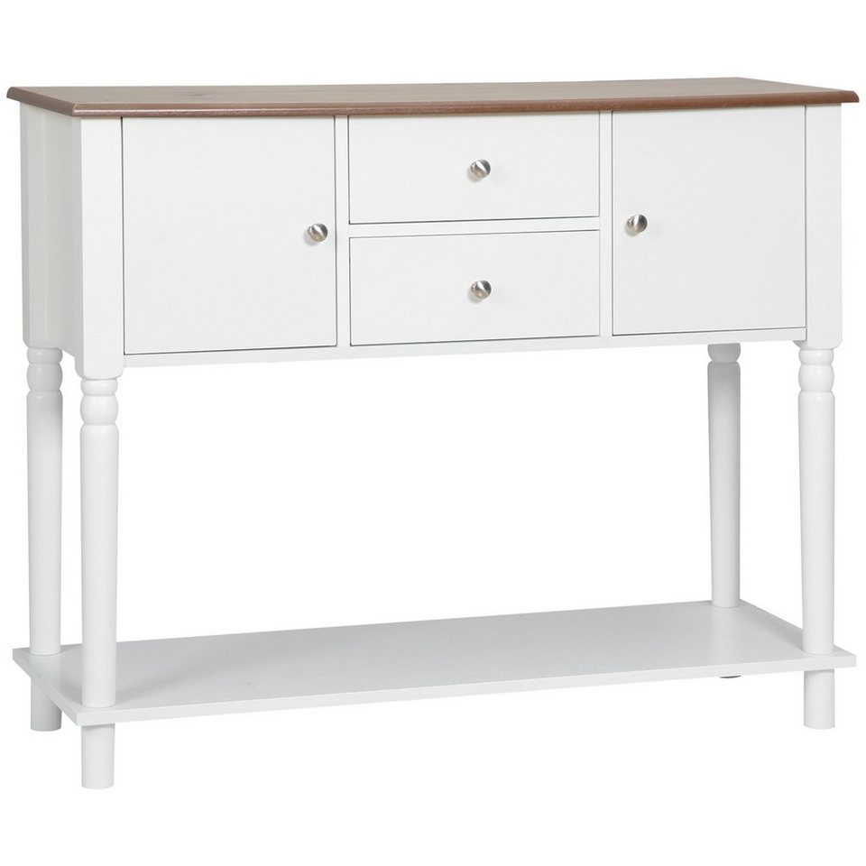 Homcom Küchenbuffet 2 Schrankfächer 2 Schubladen 100 X 35 X 815cm
