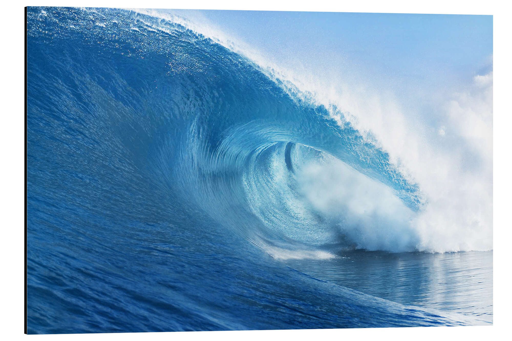 Posterlounge Alu Dibond Druck Editors Choice Blue Ocean Wave