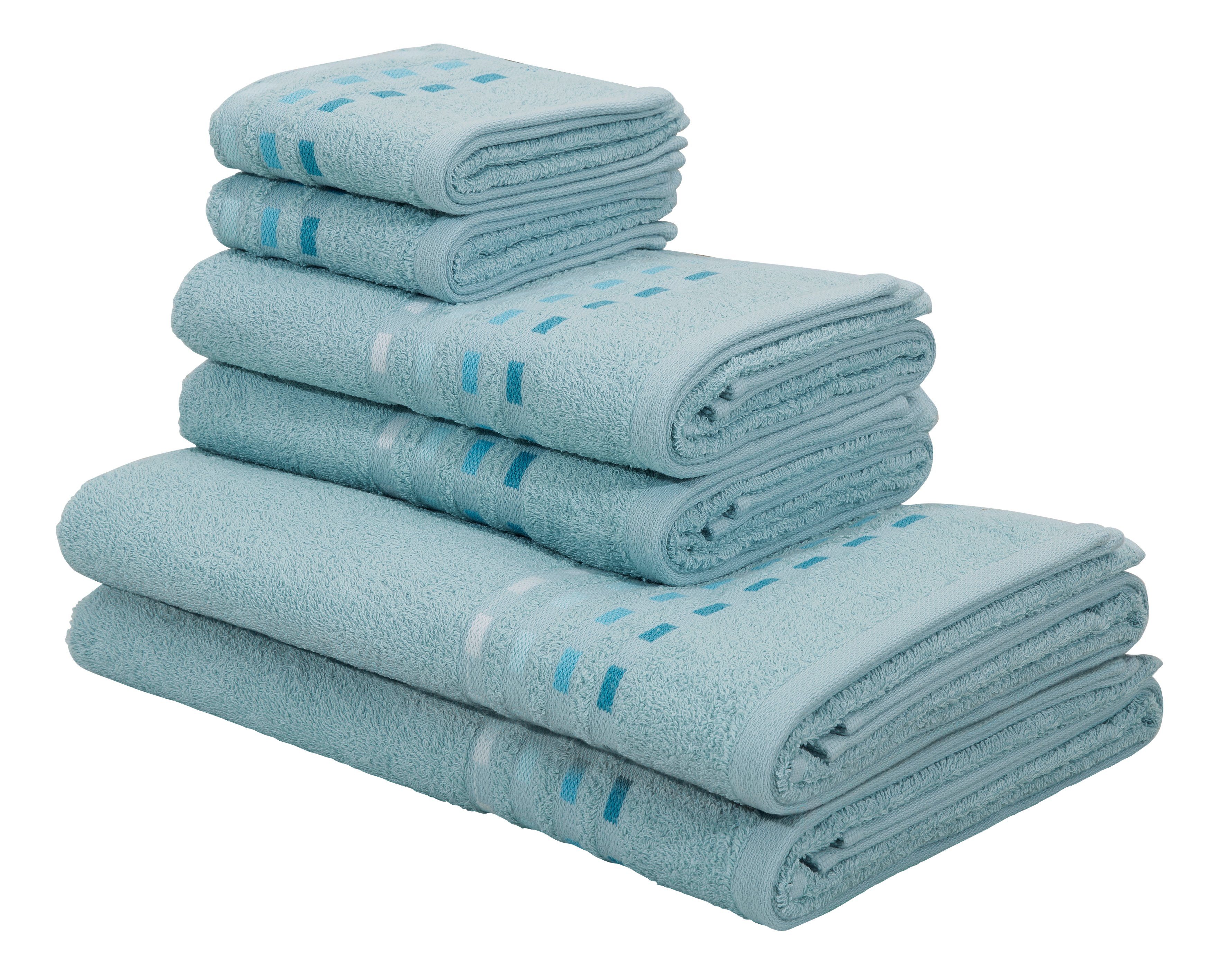Home Affaire Handtuch Set Kelly Frottier Set 6 Tlg Handtücher Mit