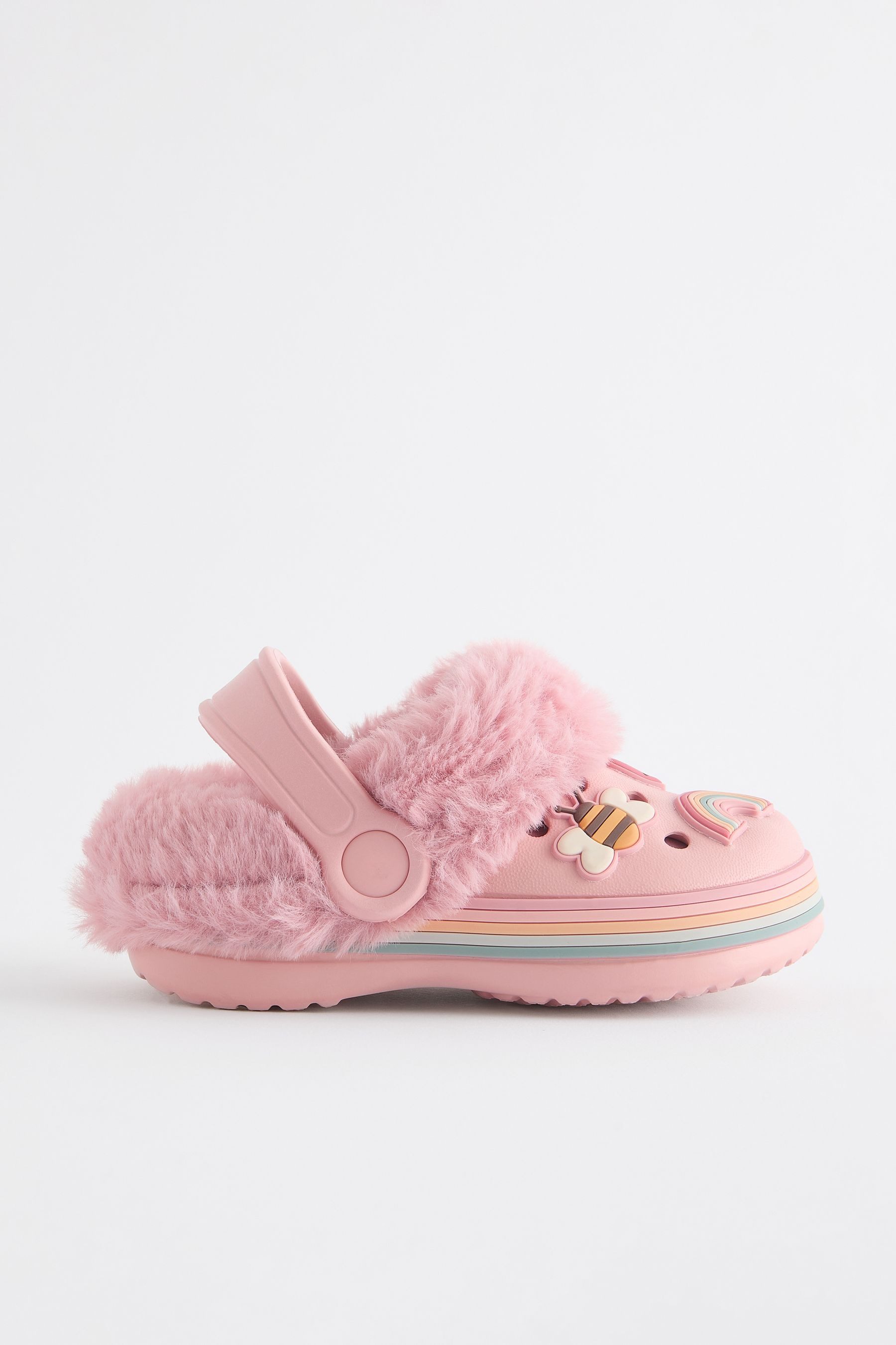 Next Clog Hausschuhe Mit Kunstfellfutter Mit Motiv Hausschuh 1 Tlg