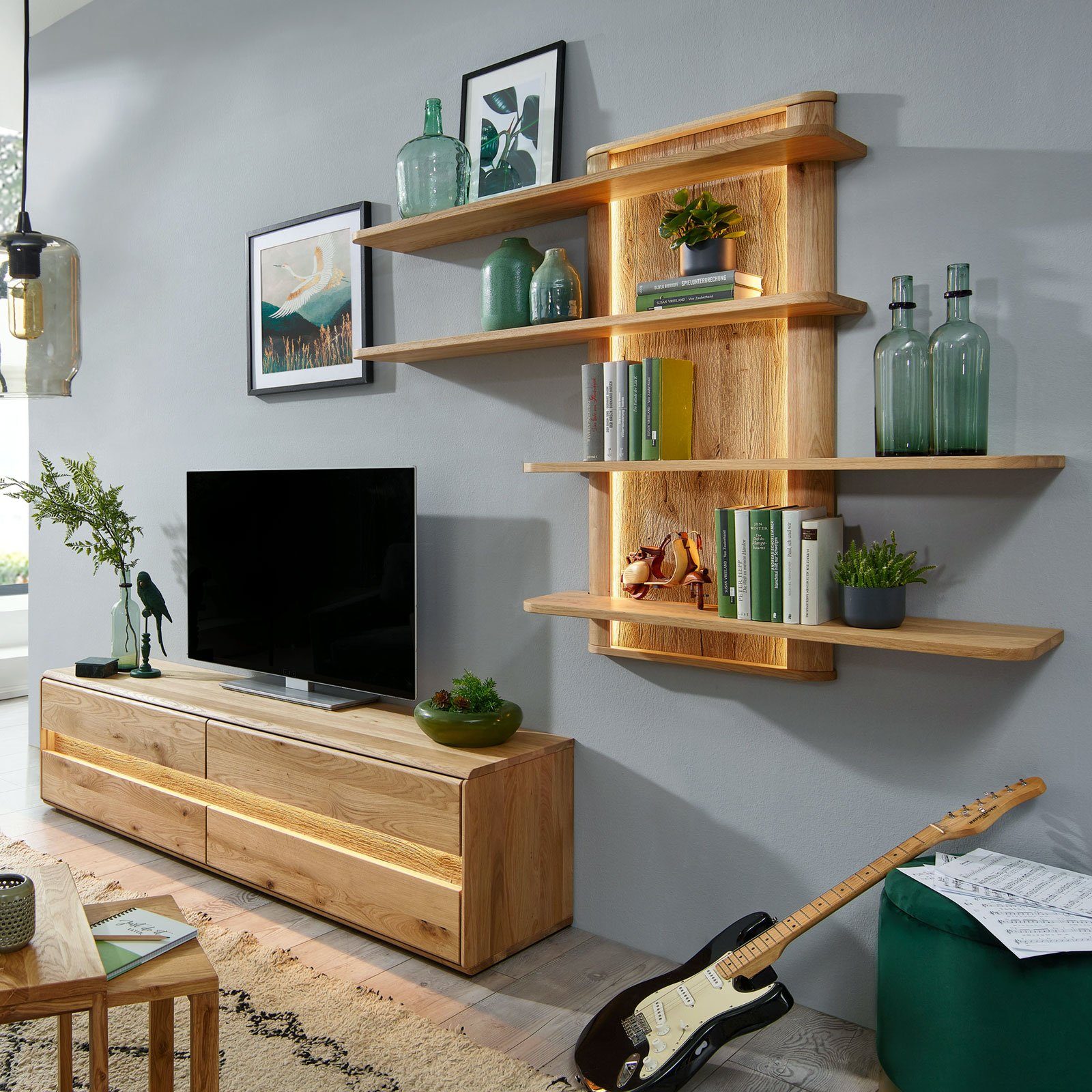 Lowboards wildeiche-massiv online kaufen | OTTO