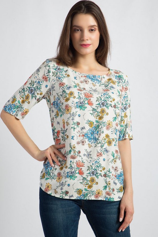 Finn Flare Bluse Mit Farbenfrohem Blumenmuster Otto
