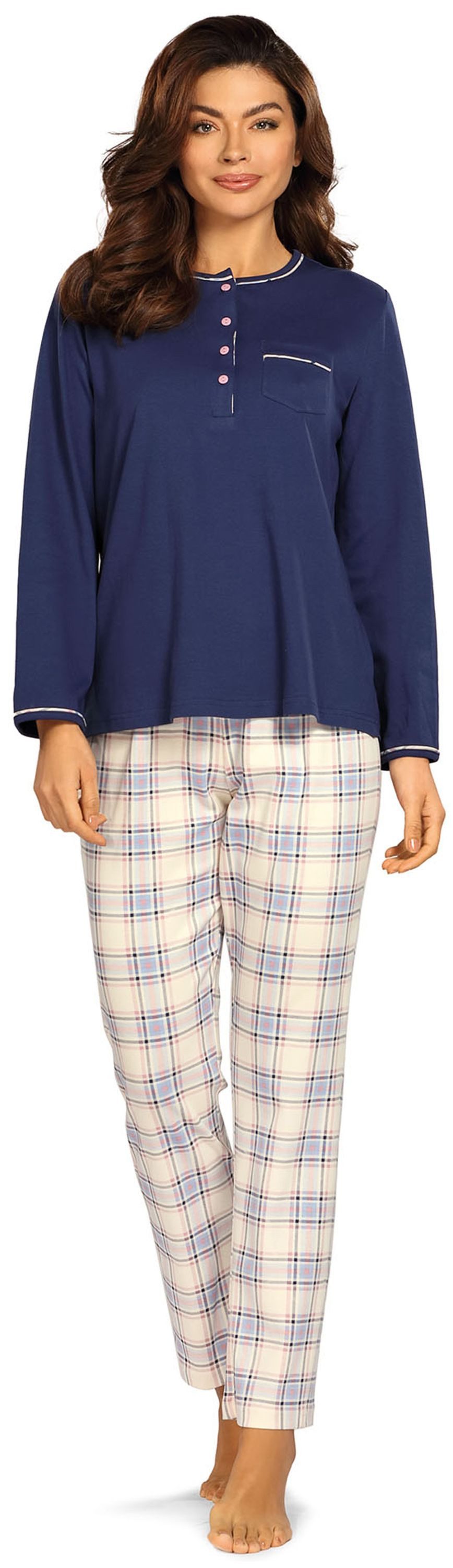Comtessa Schlafanzug Cosy Winter Set 2 Tlg 2 Teilig Damen Pyjama
