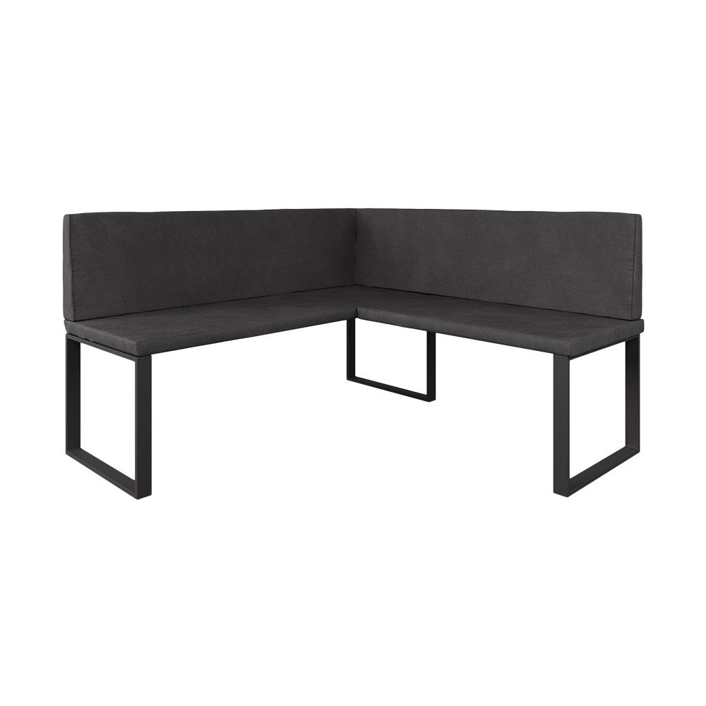 Vicco Sitzbank Ravon, Anthrazit, 150 x 150 cm (1-St), Bank