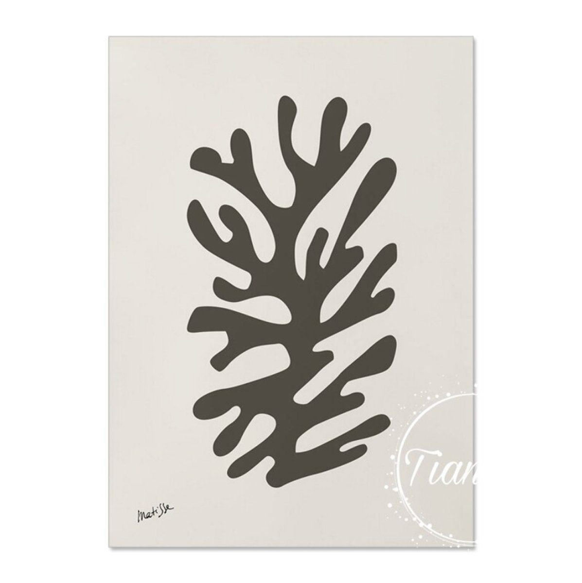 TPFLiving Kunstdruck »OHNE RAHMEN«, Motiv TX2118G, Poster Leinwand - Wandbild / Henri Matisse ...