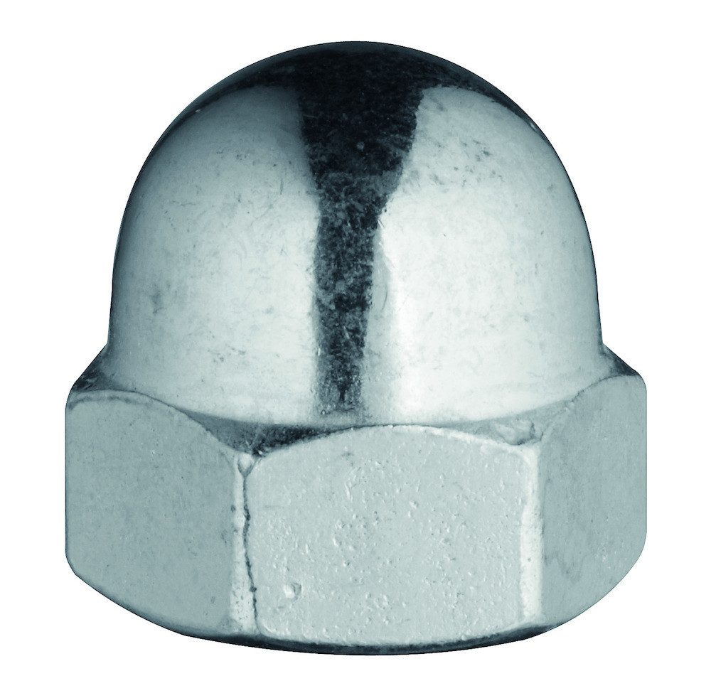 HSI Hutmutter HSI Hutmuttern Eisen verzinkt DIN 1587 M 6 SB= 50