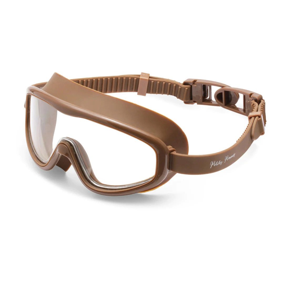 Petites Pommes Schwimmbrille HANS für Kinder von 3-8 Jahren creme, 15x7x6cm