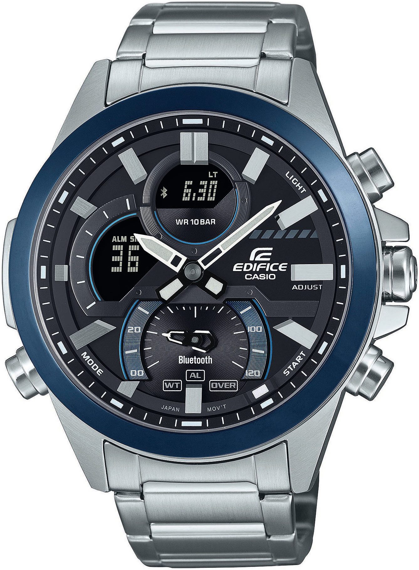 CASIO EDIFICE Smartwatch, Gehäuse aus Edelstahl, Ø ca. 49 mm
