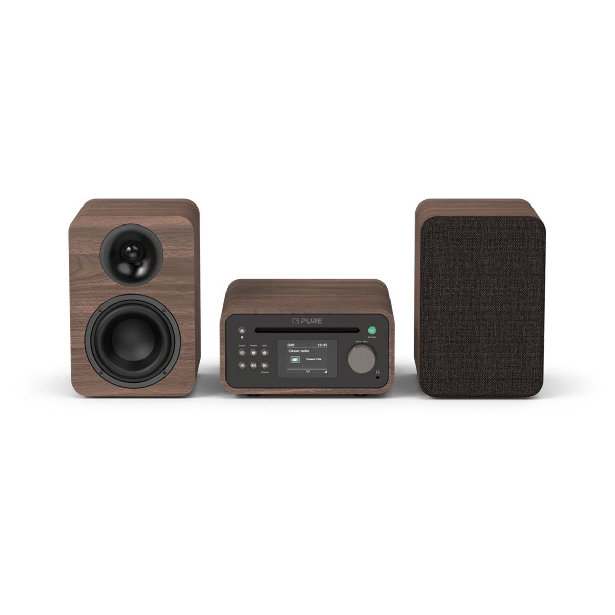 Pure Classic Stereo Mini CD-Player, Musikanlage, HiFi-Anlage