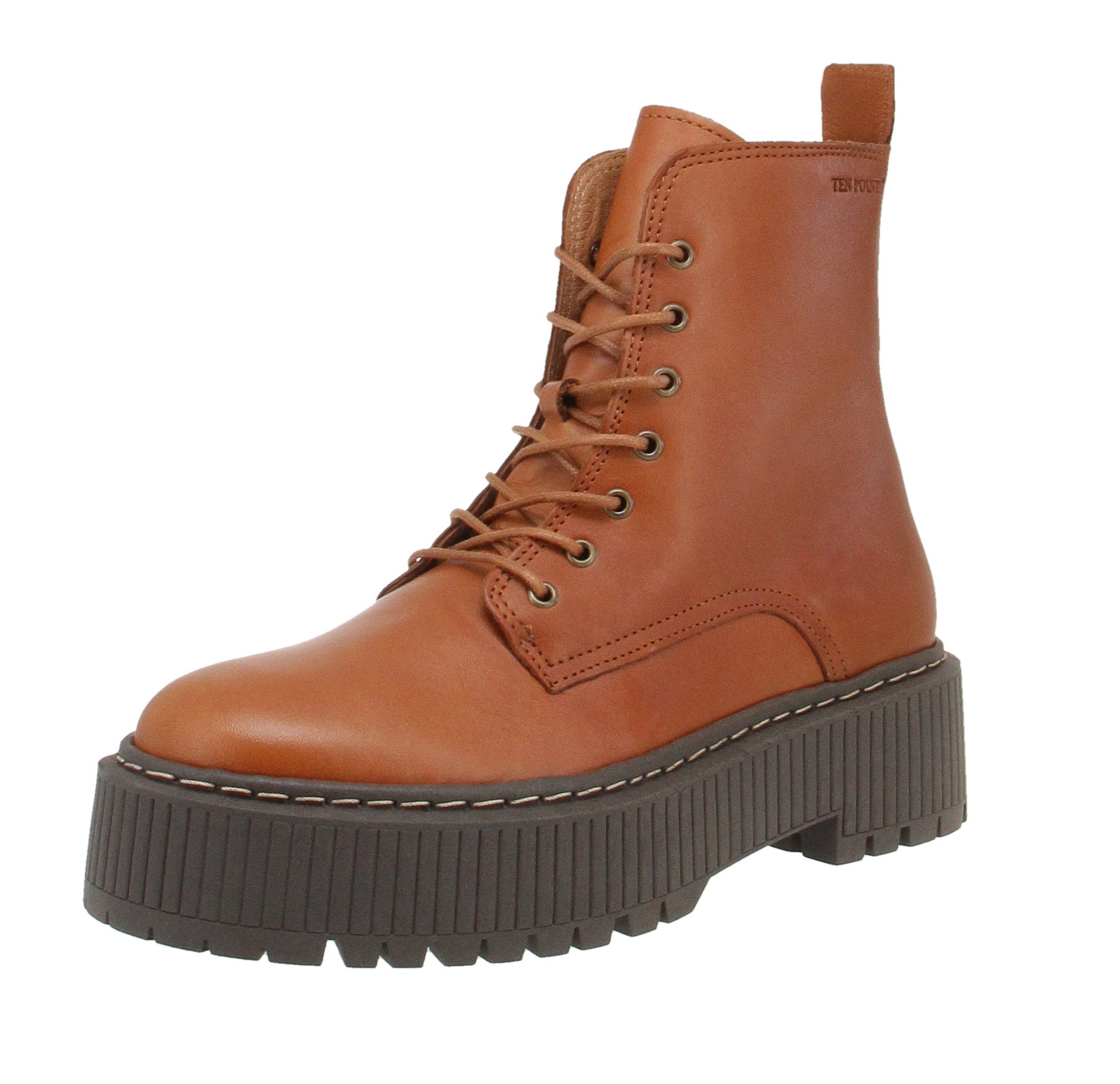 Ten Points 60162 Alina-319Cognac-37 Stiefel