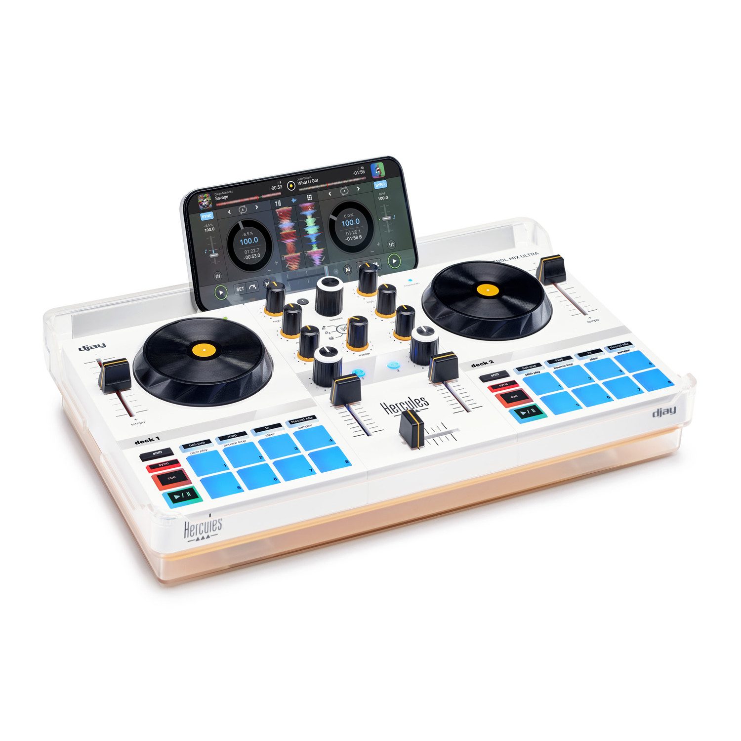 HERCULES DJ Controller Hercules DJControl Mix Ultra mobiler DJ ...
