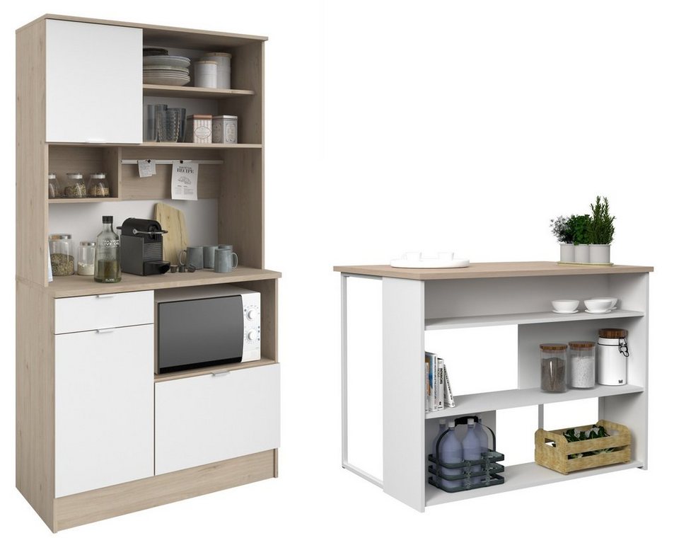 Faizee Möbel Küchenbuffet Parisot Buffet Set Küchenschrank