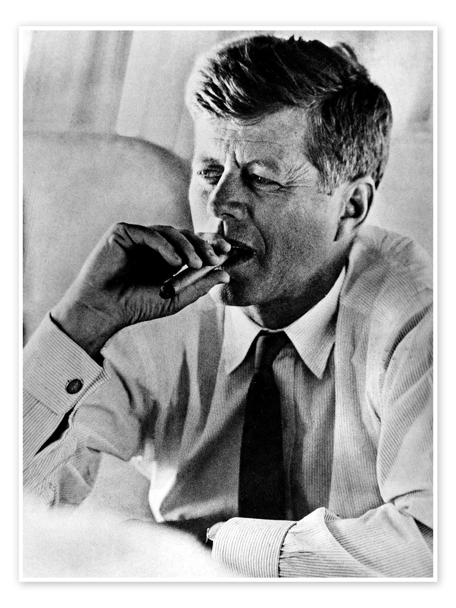 Posterlounge Poster Everett Collection, John F. Kennedy, Malerei