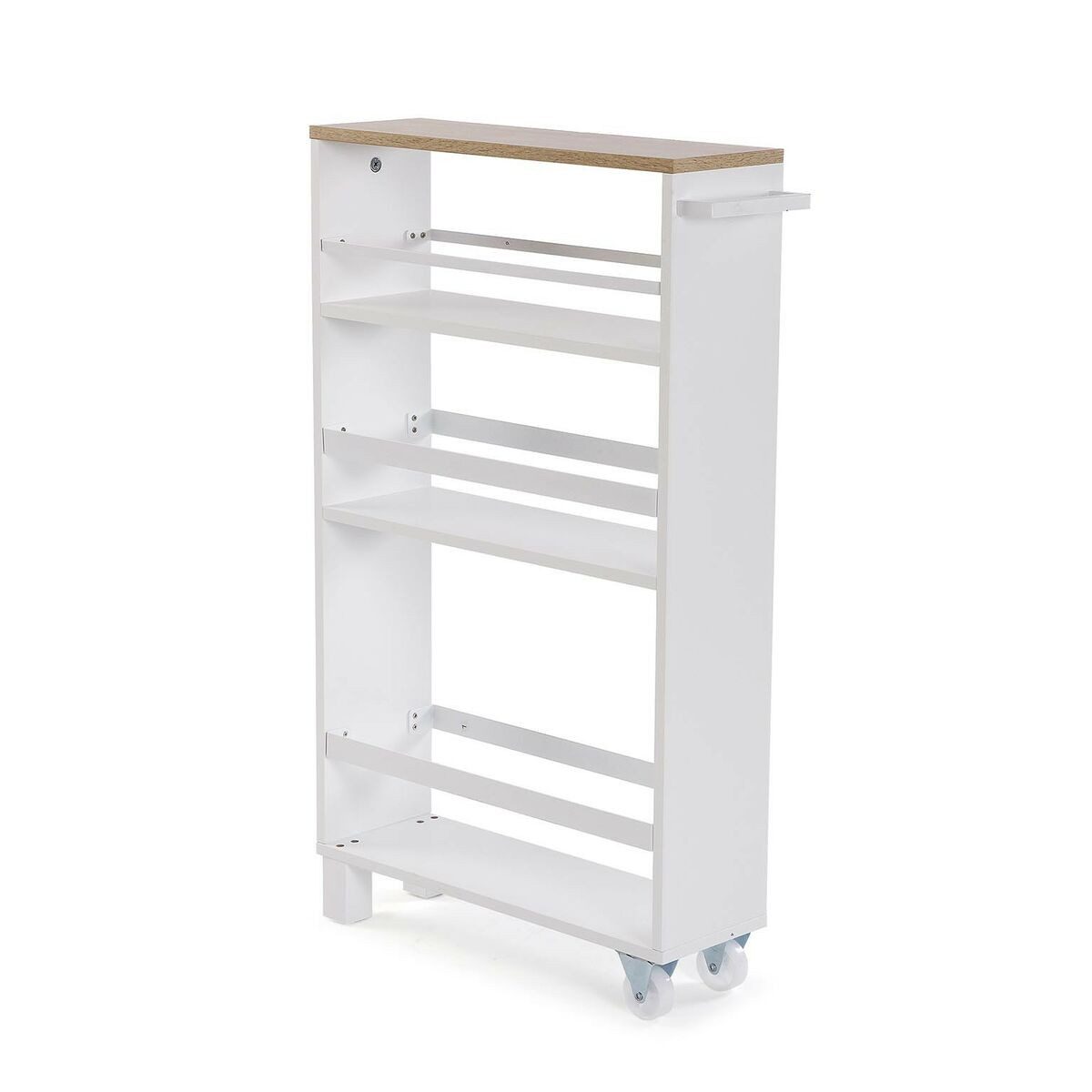 Versa Küchenorganizer Set Küchenwagen Versa Weiß Metall Holz Mdf 15 X