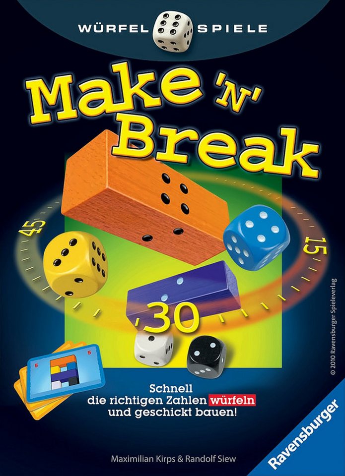 Ravensburger Spiel Make'n Break: Make'n Break - Würfelspiel Ravensburger Spiel Make'n Break: Make'n Break - Würfelspiel