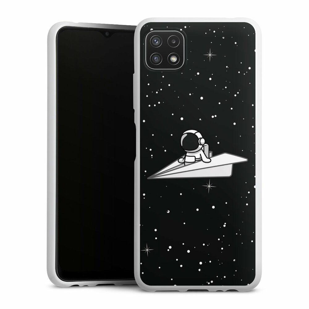 Deindesign Handyhülle Papier Comic Astronaut Astronaut Paper Plane