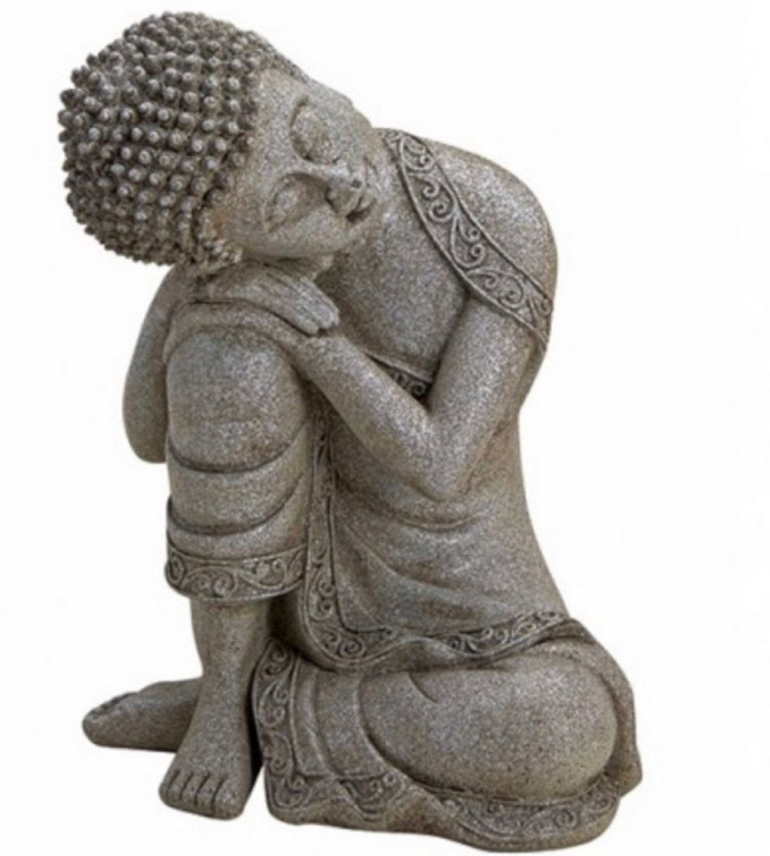 G Wurm Dekofigur Buddha Figur Meditierend Sitzend 20 Cm Hoch Farbe