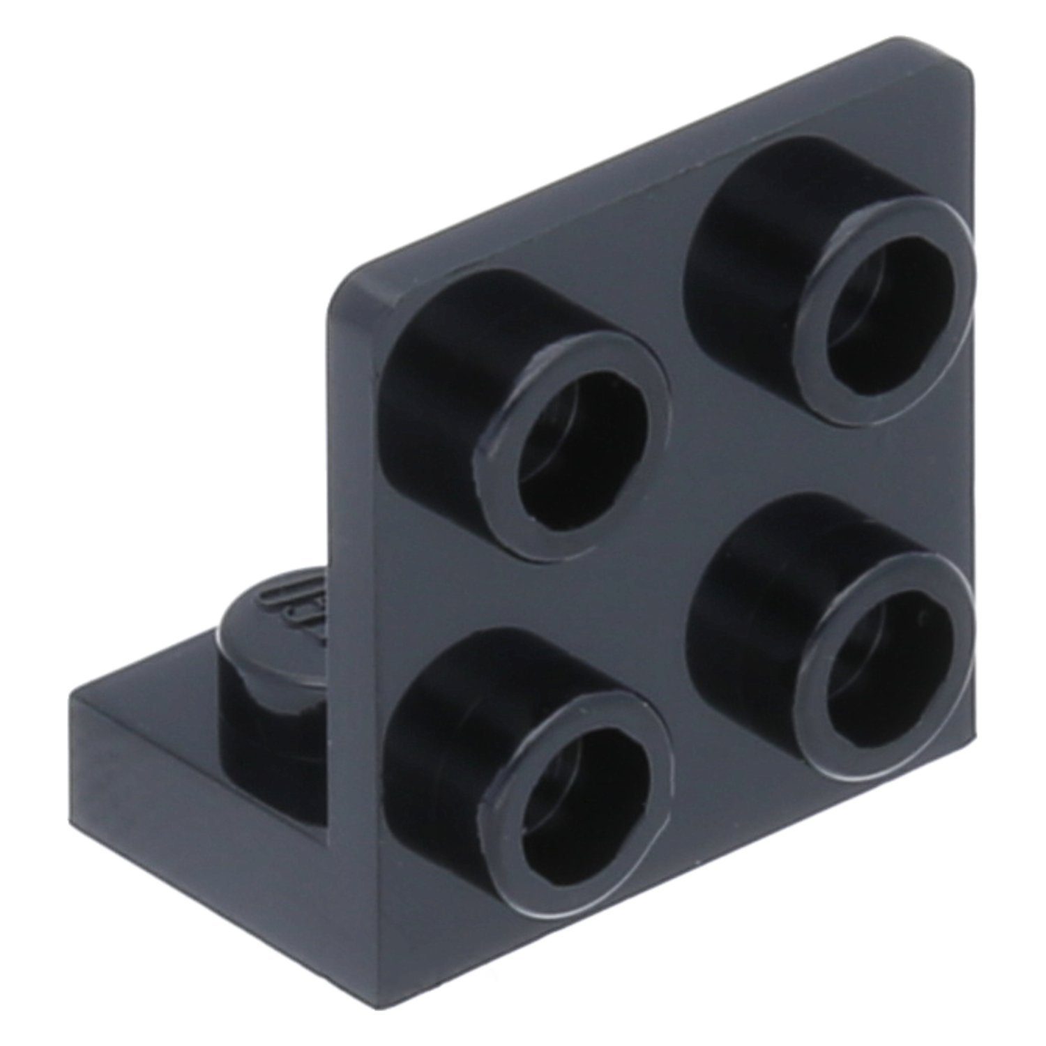 LEGO® Spielbausteine Winkel: 25 Brackets 1x2/2x2, 90°, Schwarz