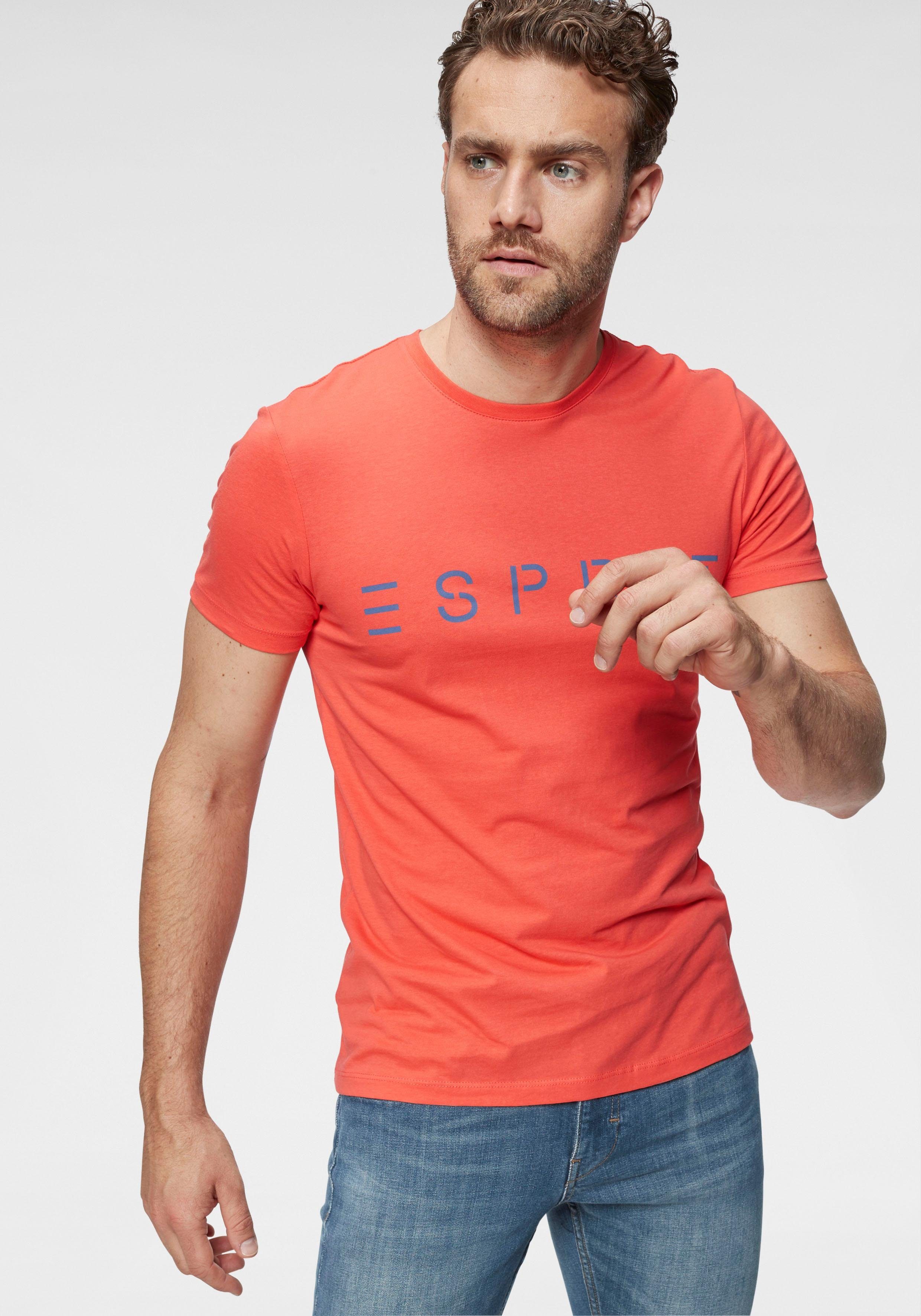 Esprit T Shirt Mit Logo Print Online Kaufen Otto