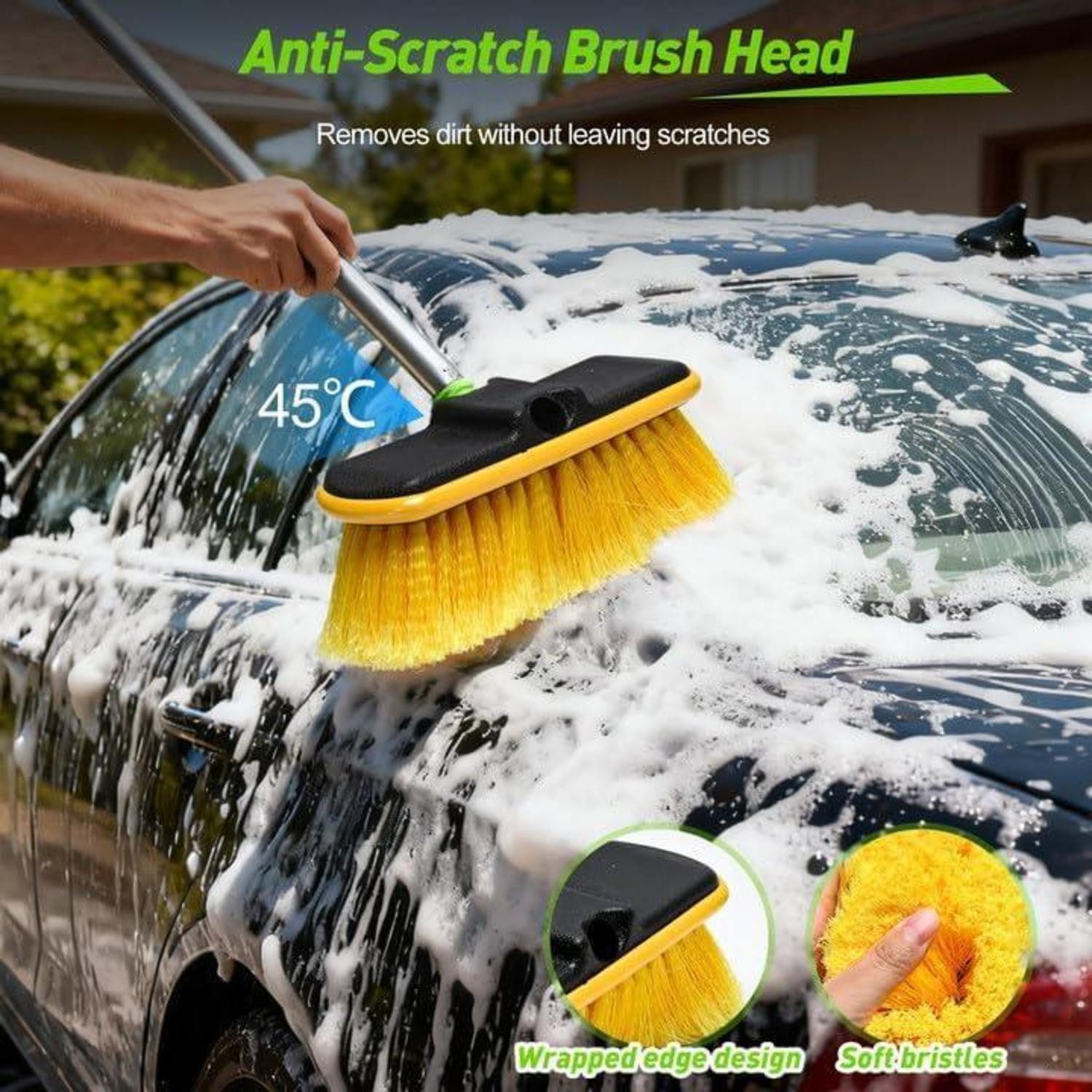 LuxusKollektion Autowaschbürste Autowaschkit 11tlg 62 Zoll ...