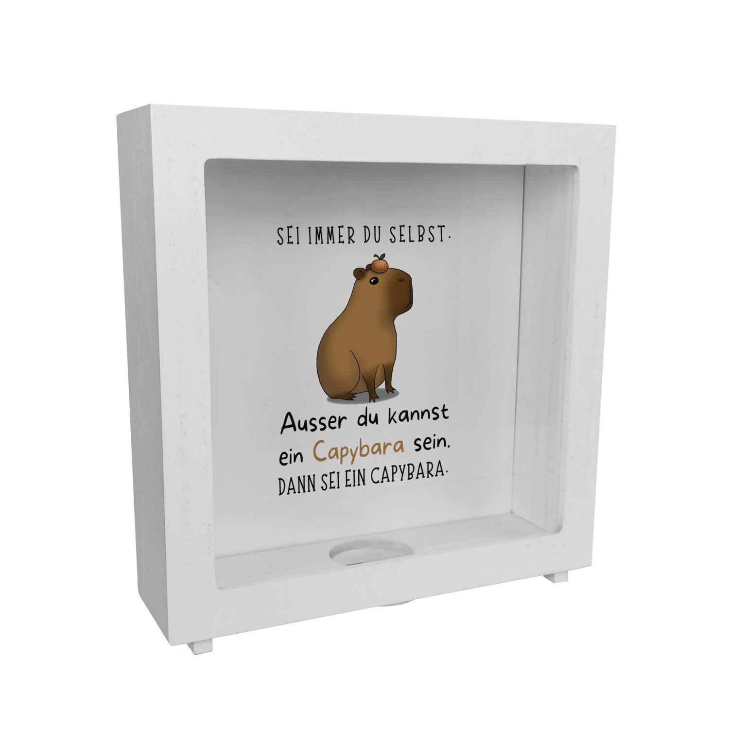 Speecheese Spardose Sei Immer Du Selbst Ausser Kannst Ein Capybara Sein
