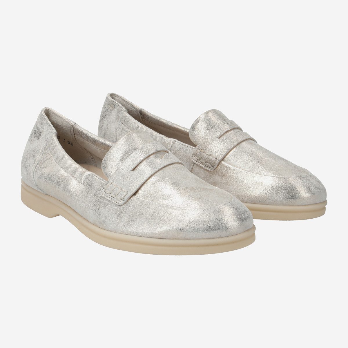 Paul Green Paul Green 1033-033, Slipper & Mokassin in Gold für Damen ...