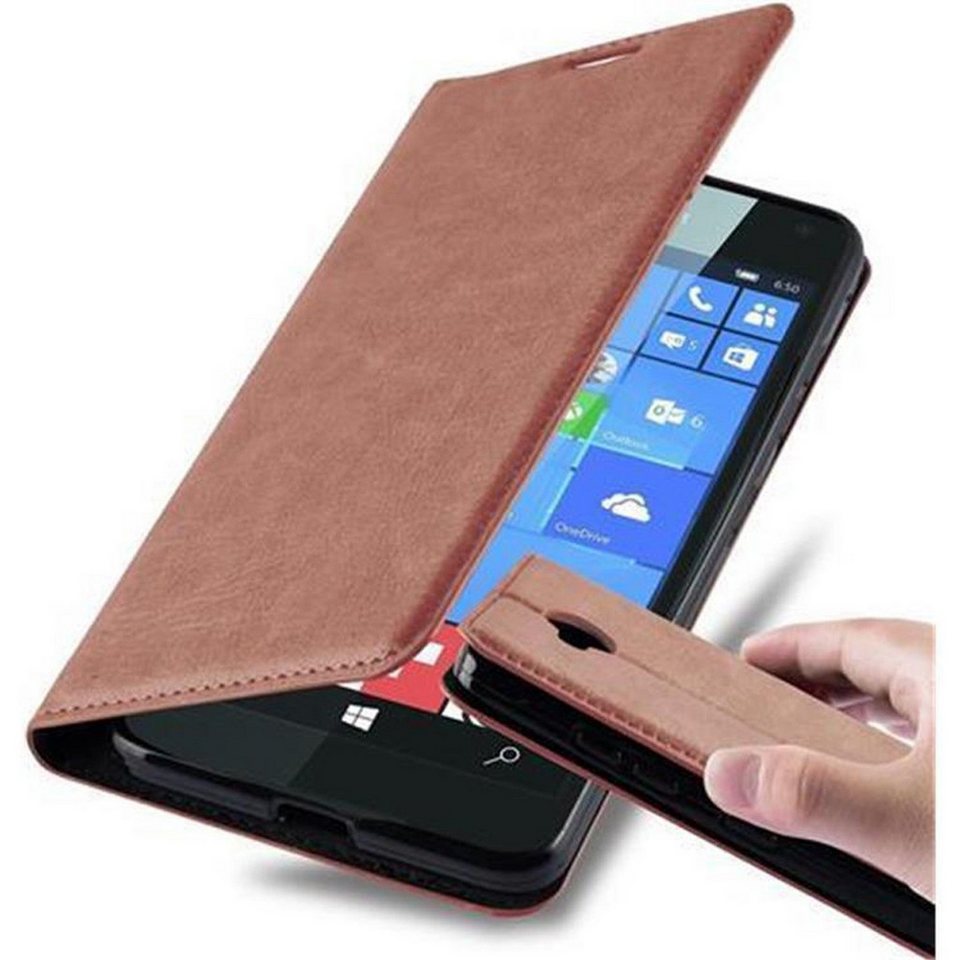 Cadorabo Handyhülle Nokia Lumia 650 Nokia Lumia 650 Klappbare Handy