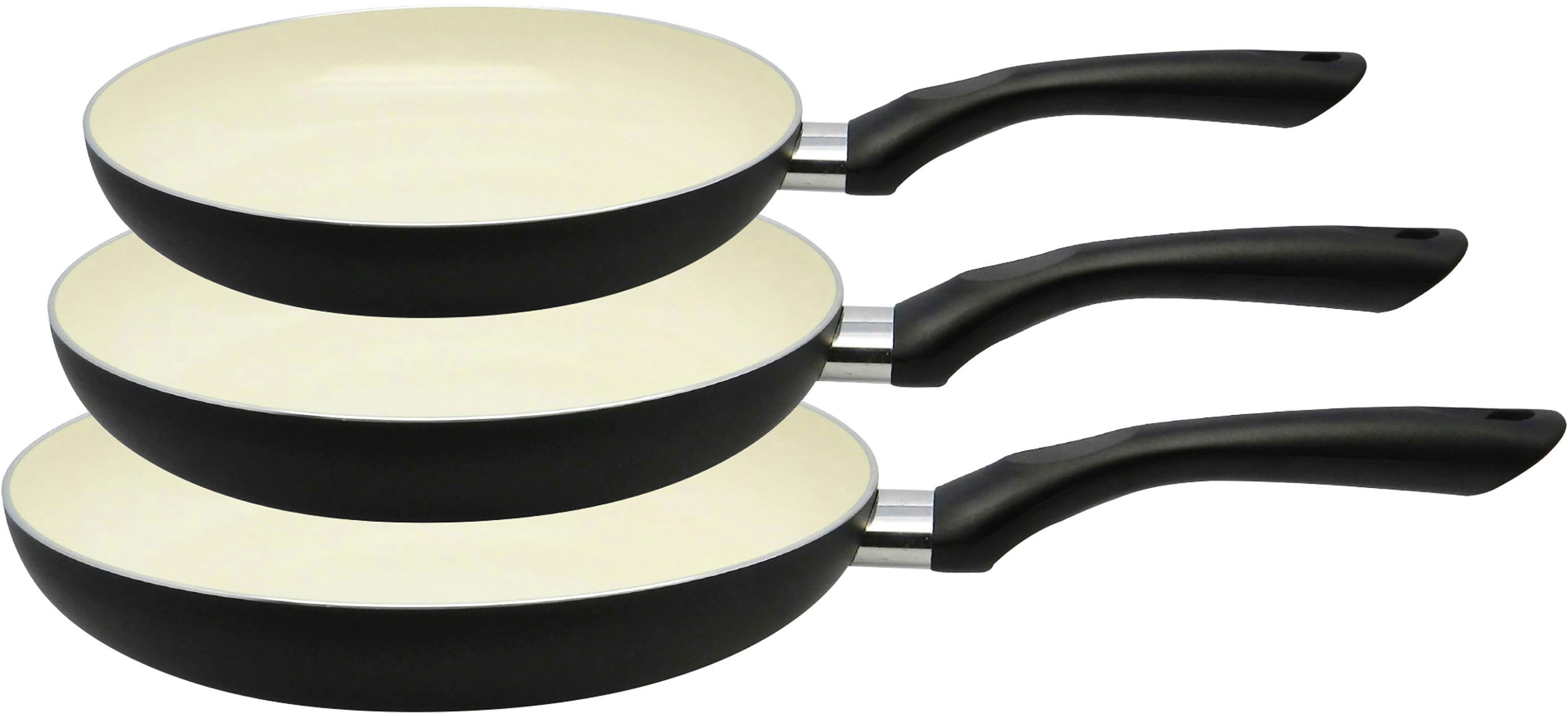 Elo Basic Pfannen Set Aluminium Set 3 Tlg 1x Bratpfanne Ø 20 Cm