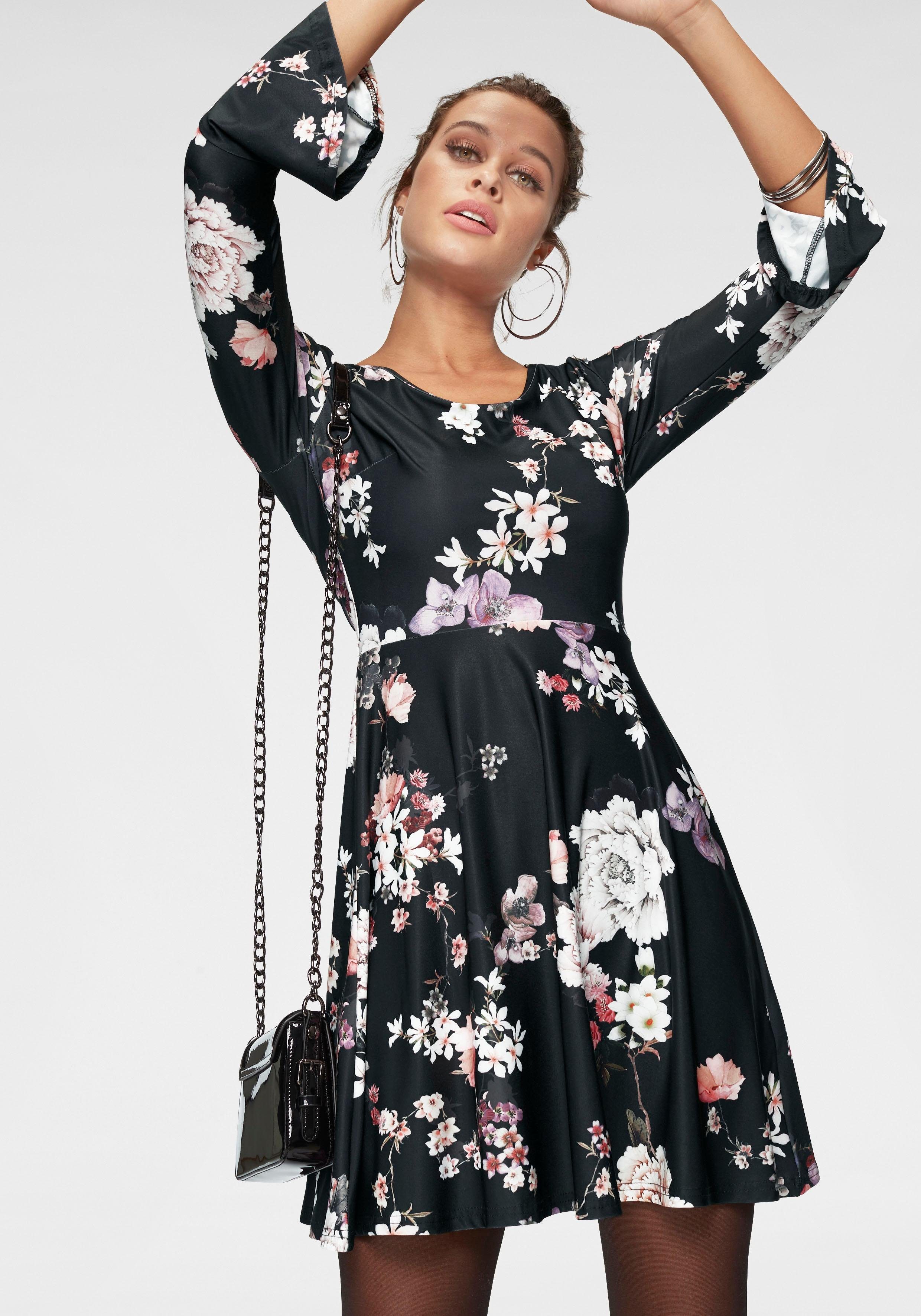 Melrose Jerseykleid Mit Blumendruck Online Kaufen Otto