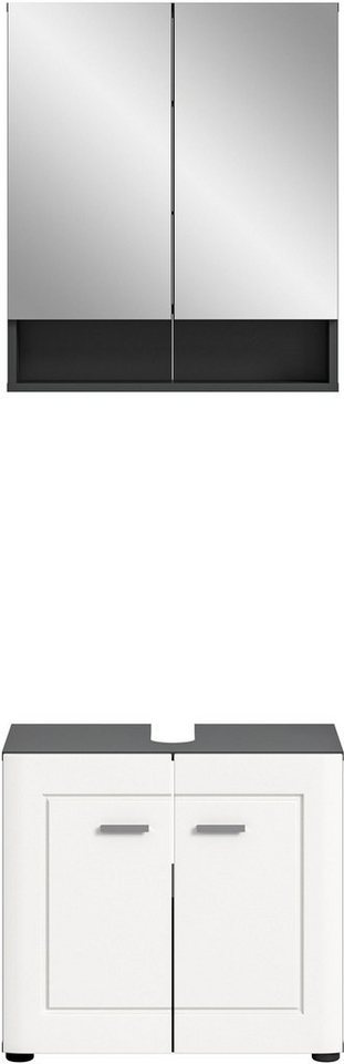 Inosign Badmöbel Set Jarvi Set 2 St Badmöbel Spiegelschrank Und