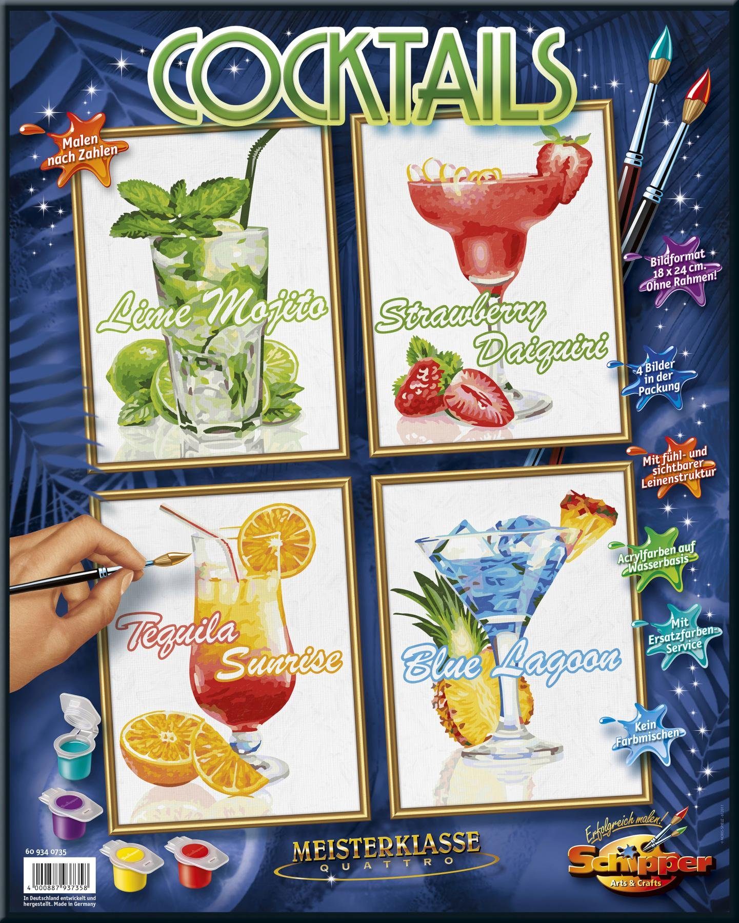Schipper Malen nach Zahlen »Meisterklasse Quattro - Cocktails«, Made in Germany online kaufen | OTTO