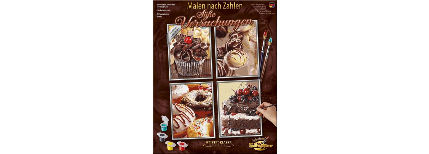 Schipper Malen nach Zahlen »Meisterklasse Quattro - Süße Versuchungen«, Made in Germany online ...