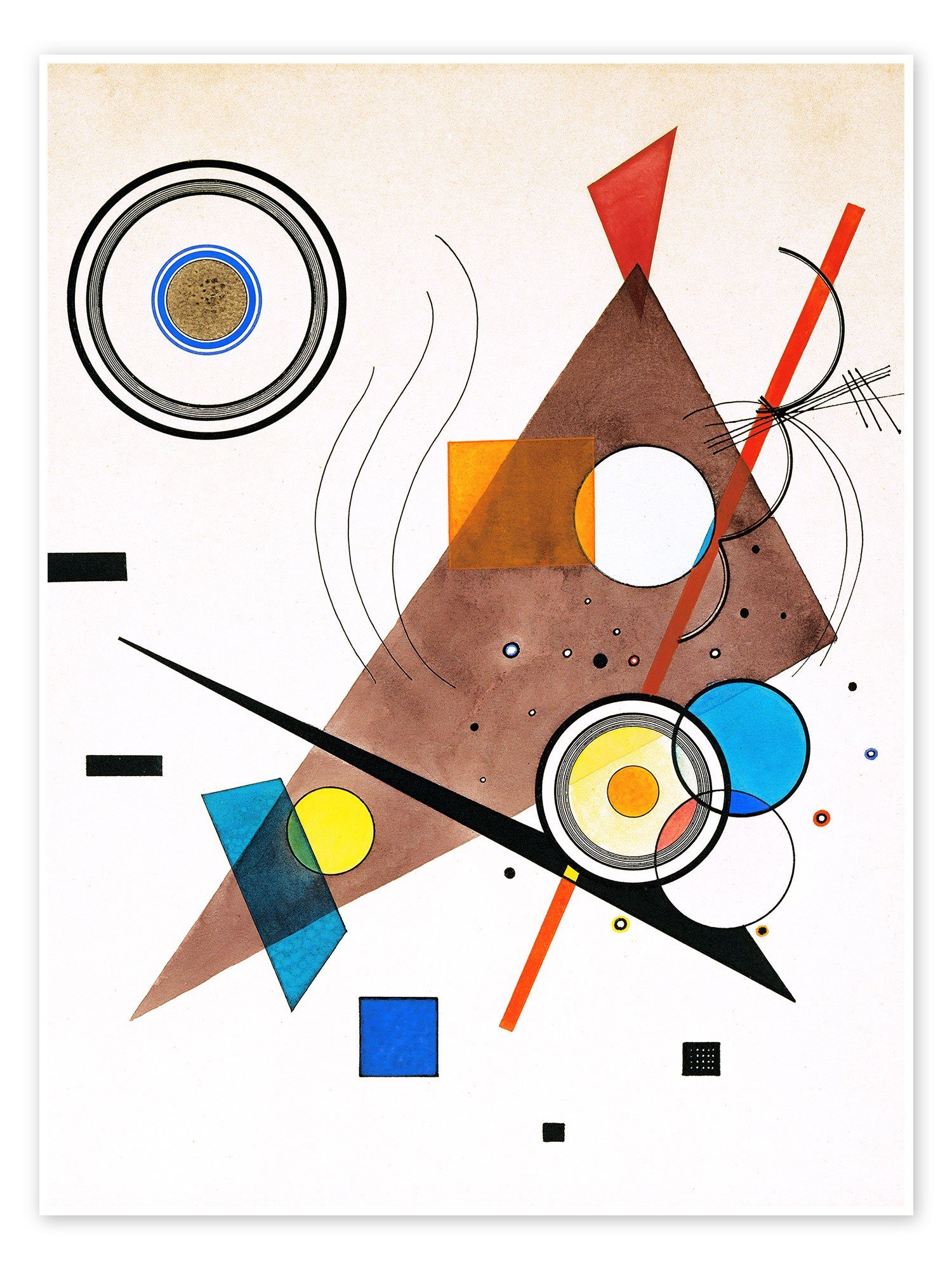Posterlounge Poster Wassily Kandinsky Komposition Ii Küche Vintage