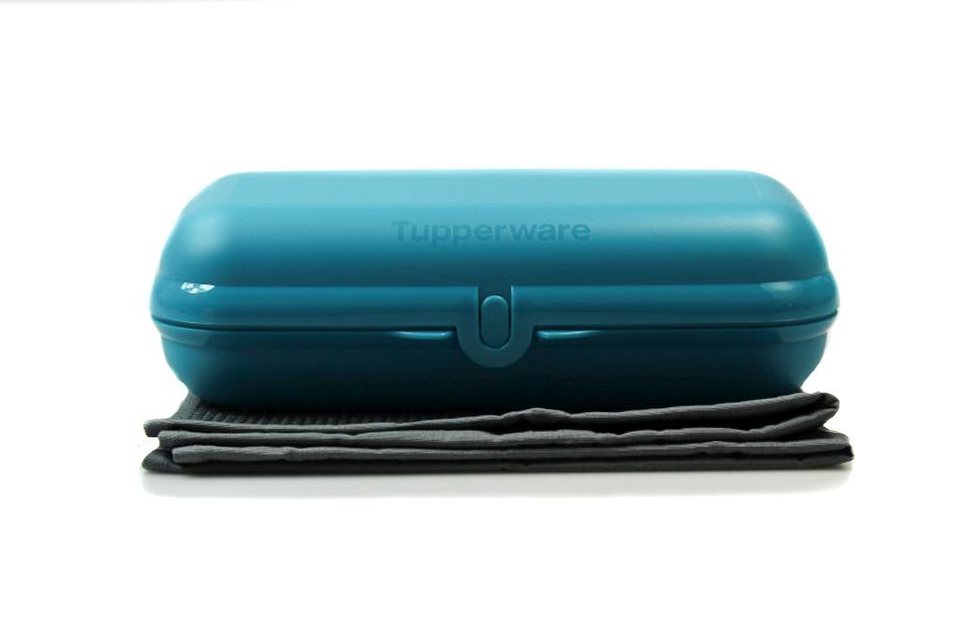 Tupperware Back Set Maxi Twin Türkisgrün Brotdose Glastuch