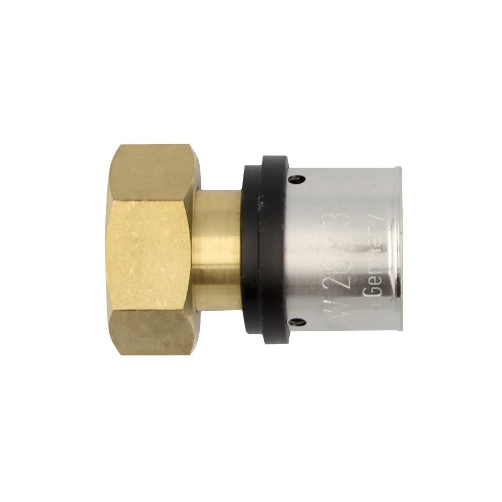 PipeTec Deutschland Pressfitting Pipetec Pressfitting Verschraubung Übergang 26x3 mm 3/4 Zoll IG TH