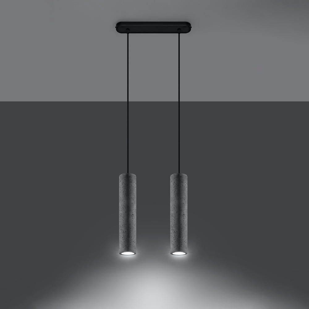 Famlights Hängeleuchte Pendelleuchte Lou In Grau Gu10 2 Flammig Keine