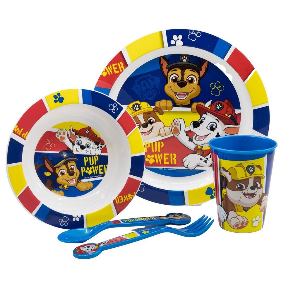 Paw Patrol Kindergeschirr Set Paw Patrol Kinder Geschirr Set 5 Teilig