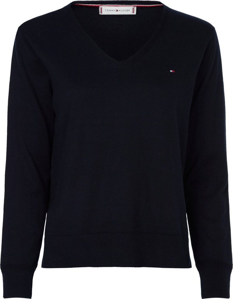 Tommy Hilfiger Curve V Ausschnitt Pullover Nolaa V Nk Swt Ls Curve