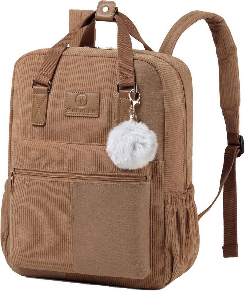 Luxuskollektion Cityrucksack Cord Rucksack Damen Herren Daypack Anti