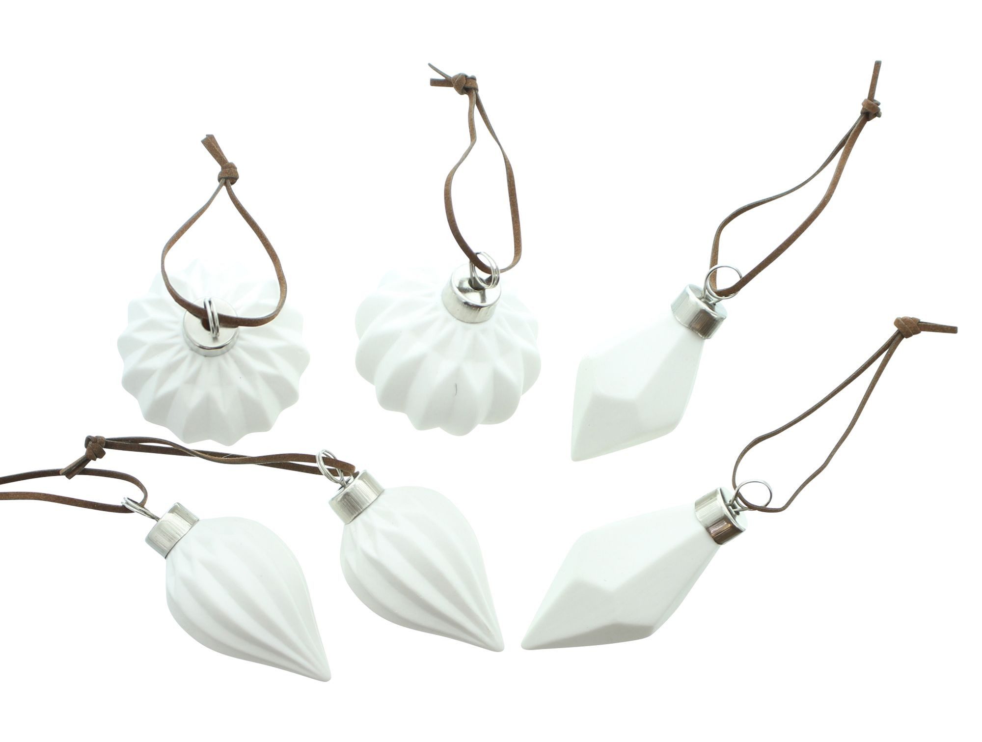 Frank Flechtwaren Hängedekoration Hänger Ornament 6er Set